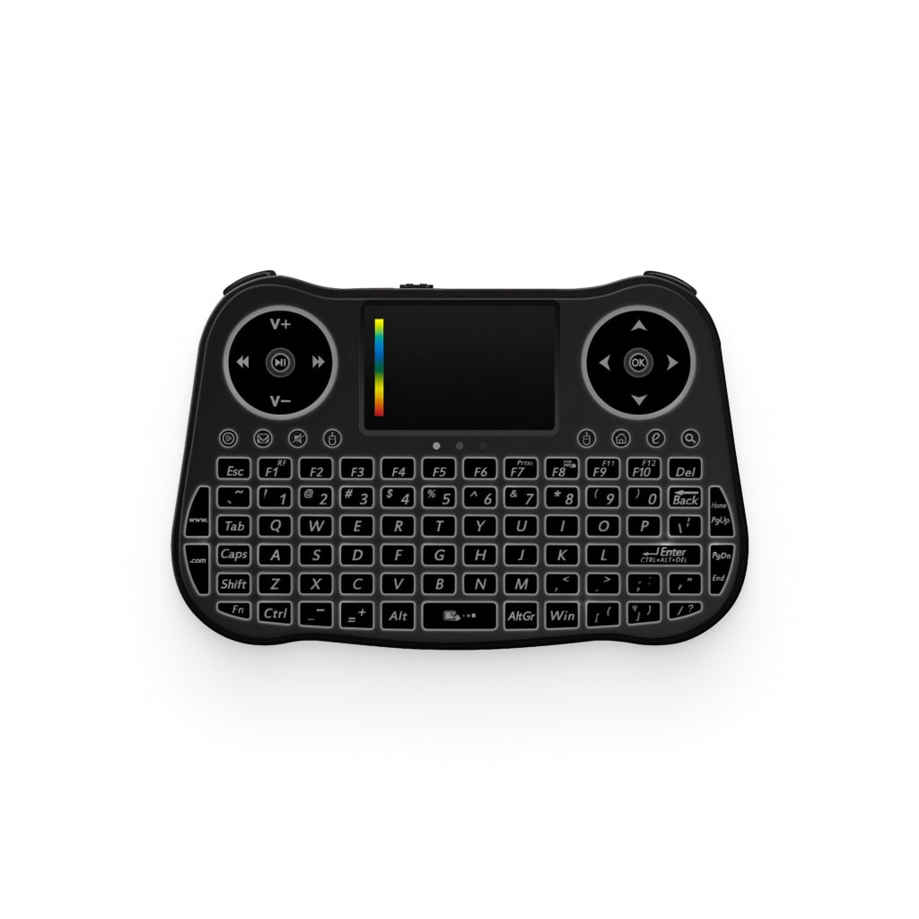 2 In 1 Backlit Wireless Keyboard And Mouse Fox Women